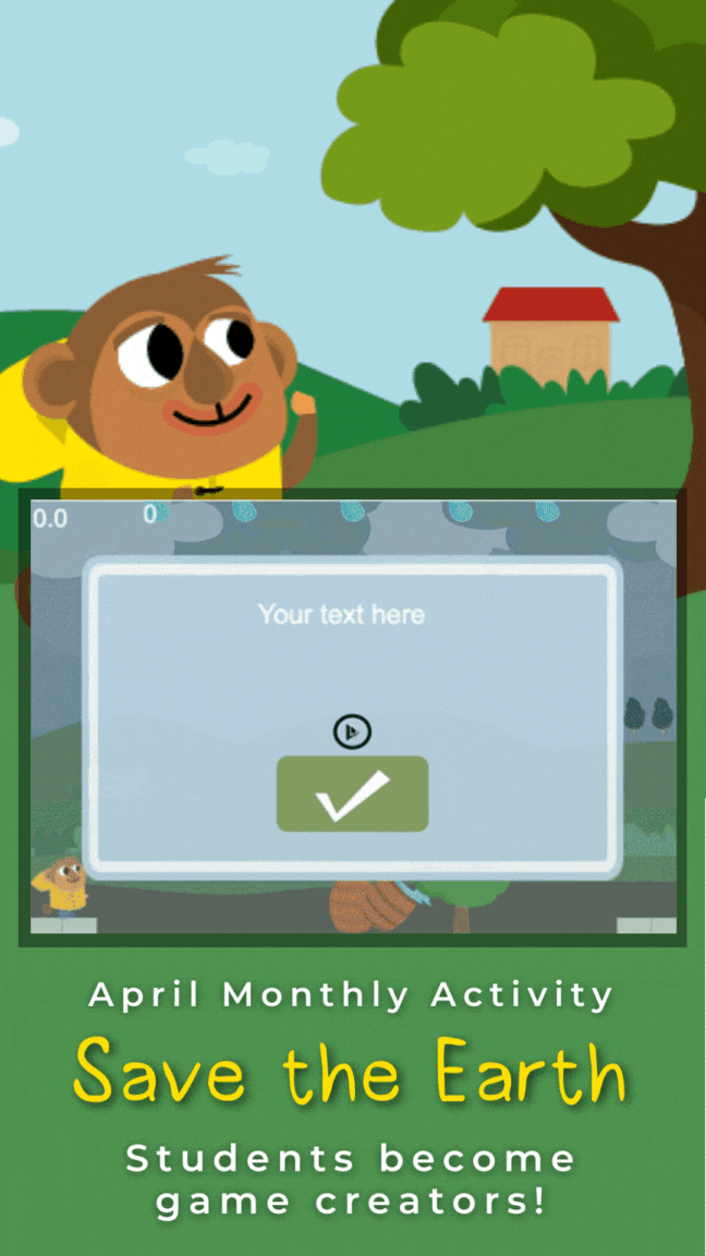 Monthly Activity | Coding Course for Kids | CodeMonkey