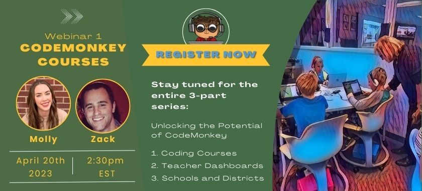 Webinars for Teachers and Students | CodeMonkey