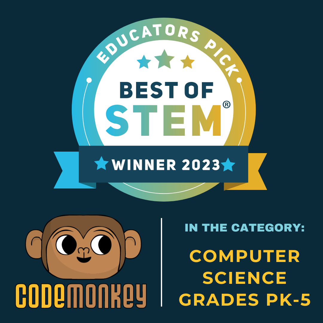 CodeMonkey Wins "Educators Pick - Best of STEM® 2023 Award for Computer ...