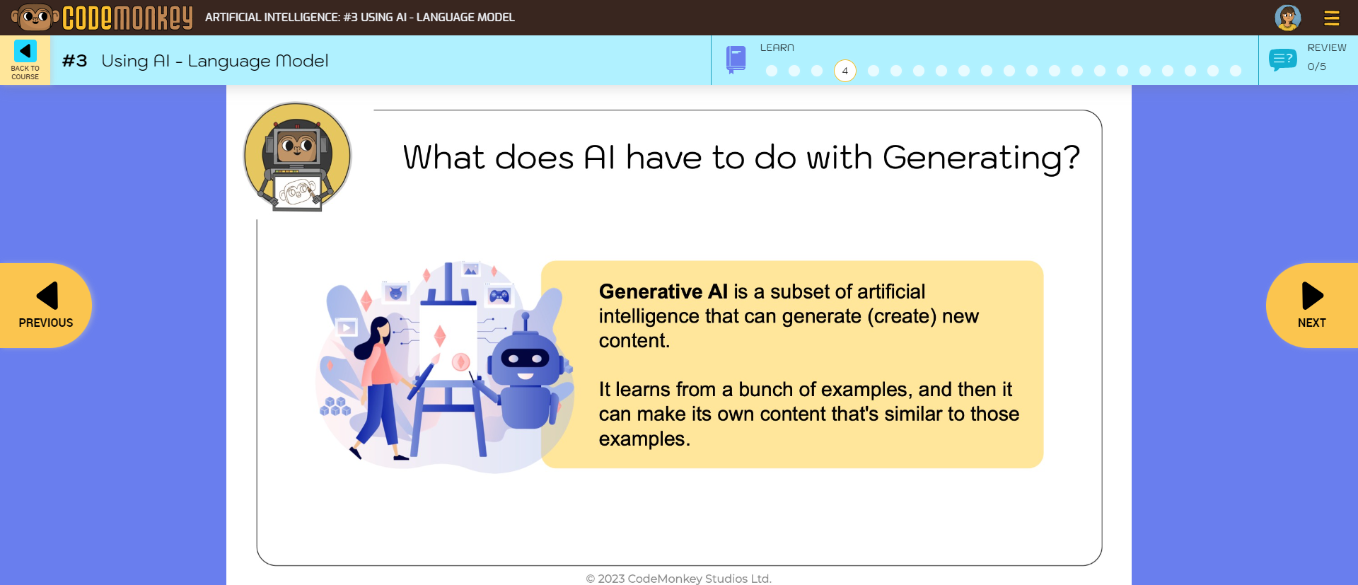 Artificial Intelligence | Guided Courses, Games, Reviews | CodeMonkey